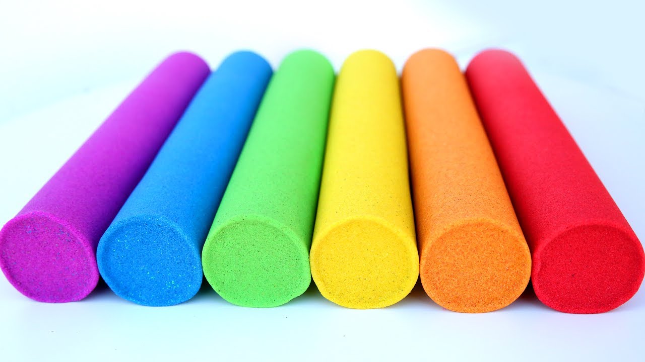DIY How To Make Colors Kinetic Sand Candy Bars Best Learning Colors for ...