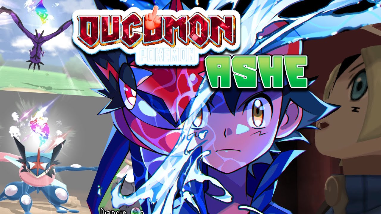 Ducumon Ashe - 3DS ROM Hack, You Play as Ash Ketchum, REAL Ash-Greninja ...