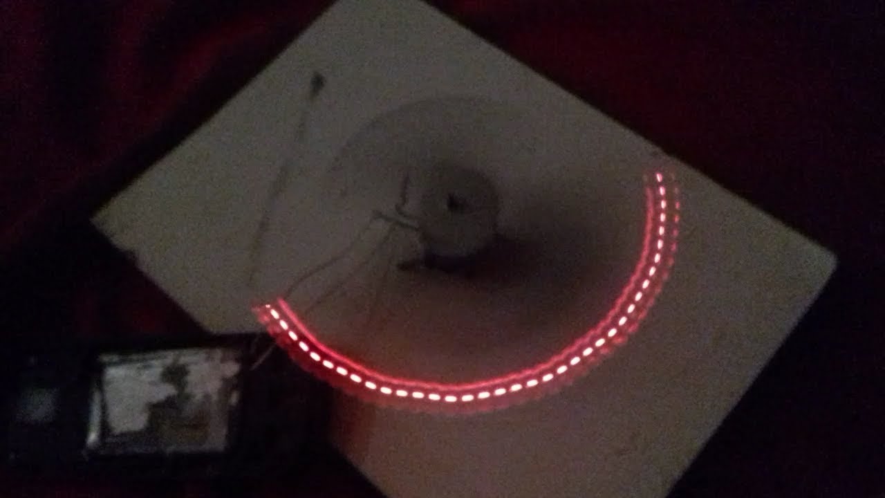 How to Make a Rotary LED /Como fazer um LED giratório. - YouTube