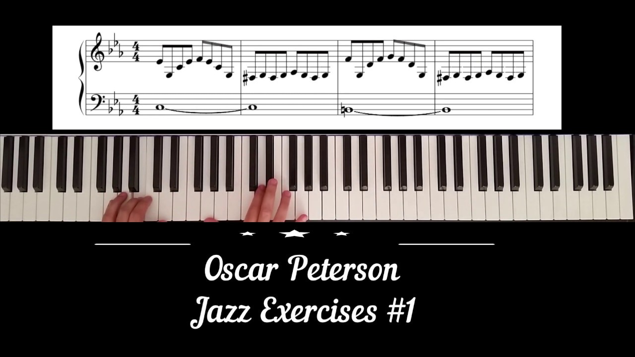 Oscar Peterson - Jazz Exercises #1 Silas Palermo - YouTube