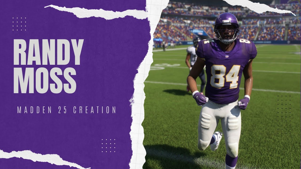 How To Make Rookie Randy Moss in Madden 25 - YouTube