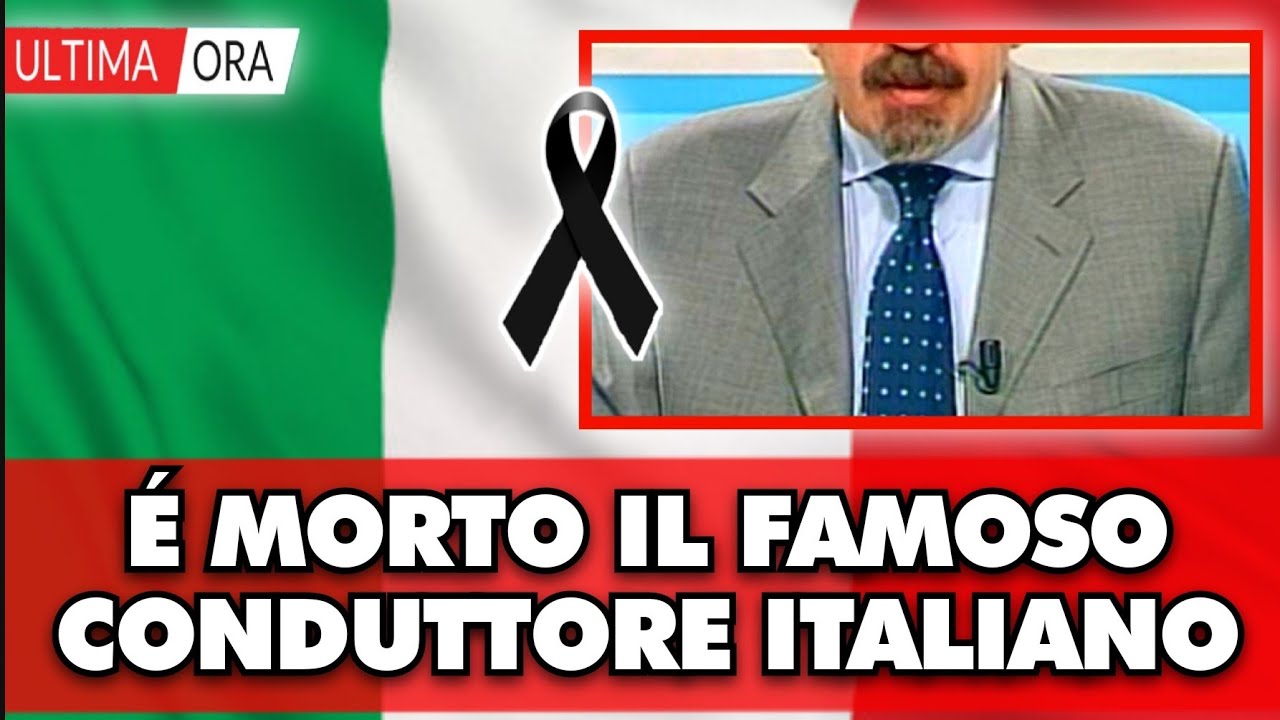 Terribile lutto nel mondo della televisione Italiana: é morto all ...