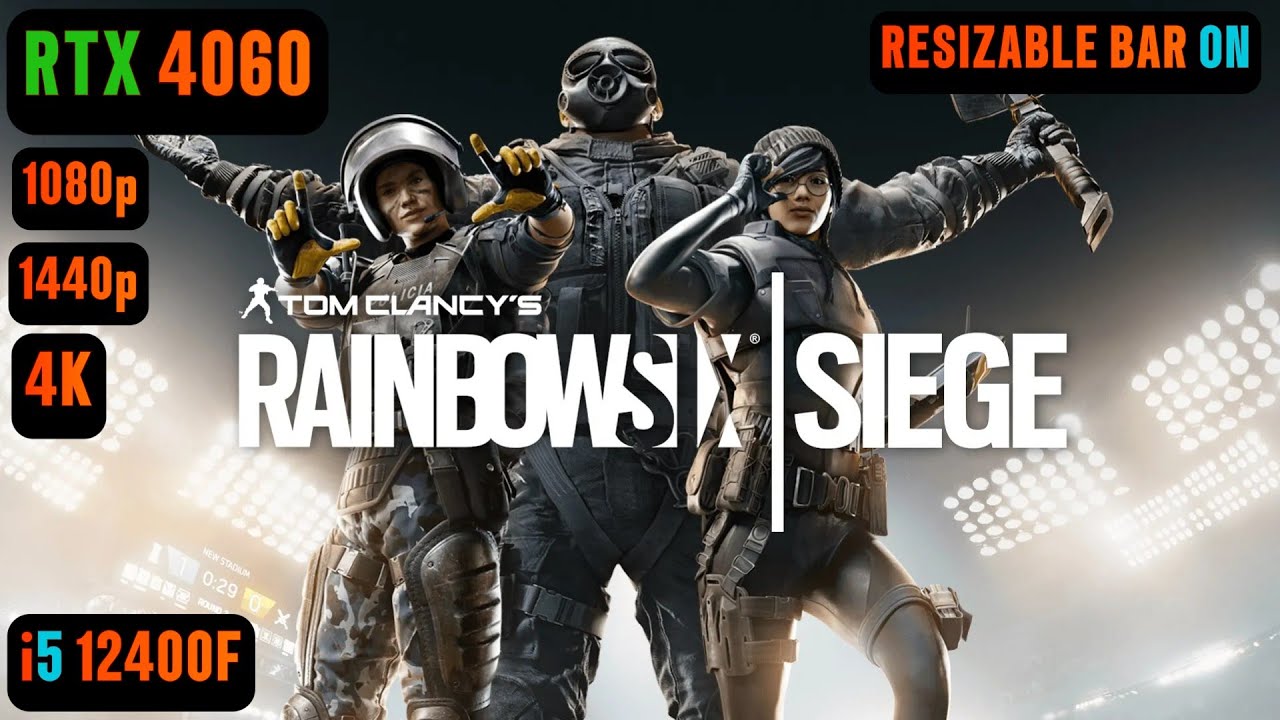 Tom Clancy's Rainbow Six Siege RTX 4060 FPS TEST | RTX 4060 & i5 12400F ...