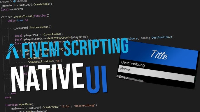 Fivem Release Nativeui Lua Ressources Diverses