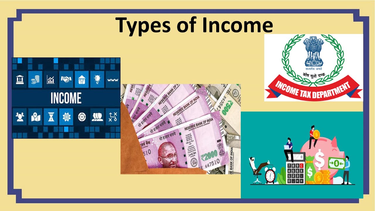 Types of Income heads in Income Tax (Different types of incomes in ...