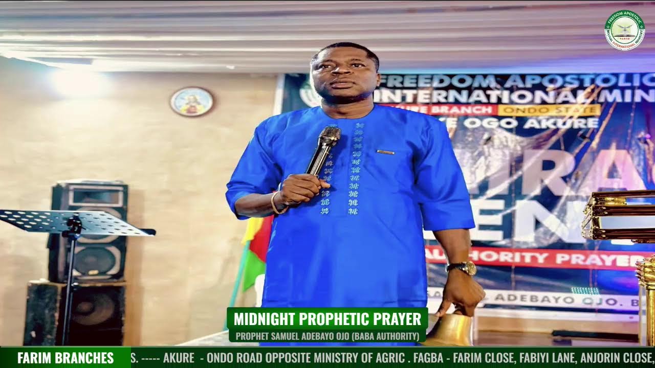 EARLY MORNING PROPHETIC PRAYER BY PROPHET SAMUEL ADEBAYO OJO [BABA ...