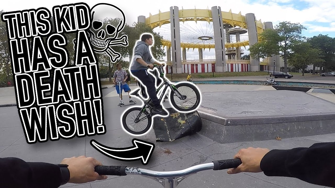 GARBAGE CAN RAMP! - YouTube