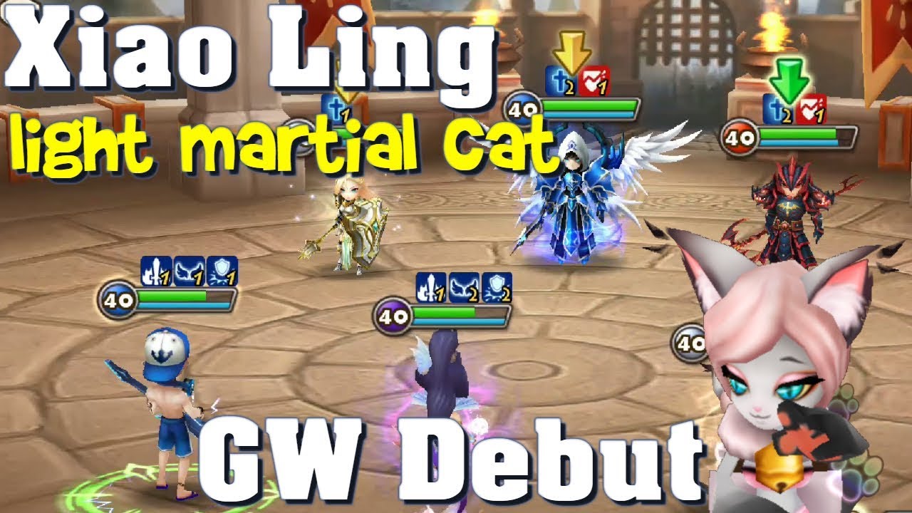 Summoners War - THE CAT COMES OUT TO PLAY! Xiao Ling, the Light Martial ...