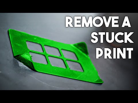 Quick Tip: How to get a Stuck 3D Print Off the Bed