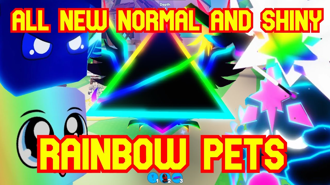 ALL NEW NORMAL AND SHINY RAINBOW SECRETS AND ANCIENTS | ROBLOX MINING ...