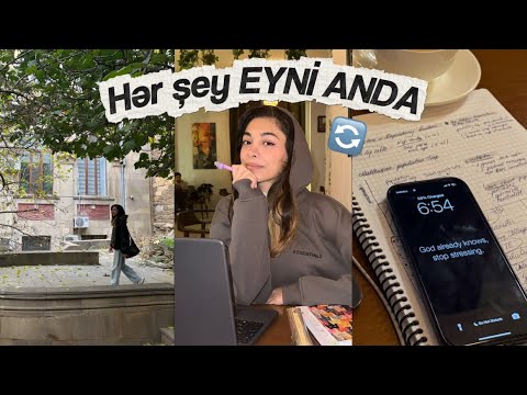 HARALARDAYDIM? / kafedə dərs çalışmaq, alış-veriş, stranger things 