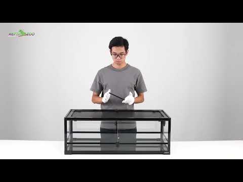 REPTI ZOO 36' x 18'' x 70''  Stackable Reptile Tank (3 tanks stacked)