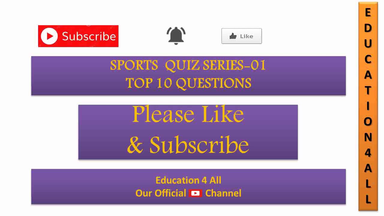 Sports Questions Series-01 __Very Very Important Questions for ...