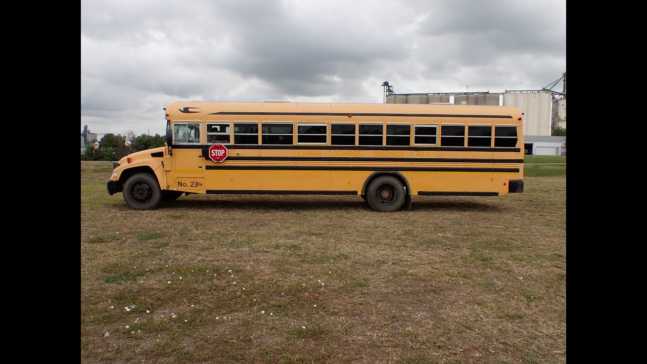 BigIron Auct GX2241 2010 Blue Bird 65 Pass Bus - YouTube