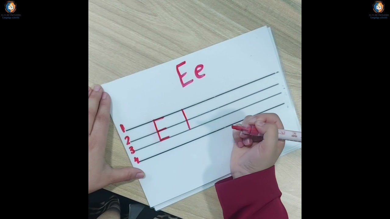 Letter e directions - YouTube