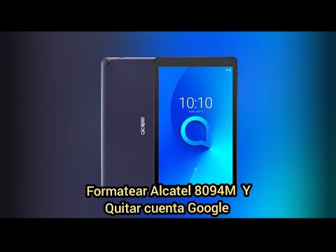 quitar bloqueo de pantalla tablet Alcatel 8094m/ quitar cuenta de ...