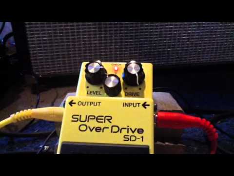 Boss Sd-1 mod by Mustang Guitar Mods - YouTube