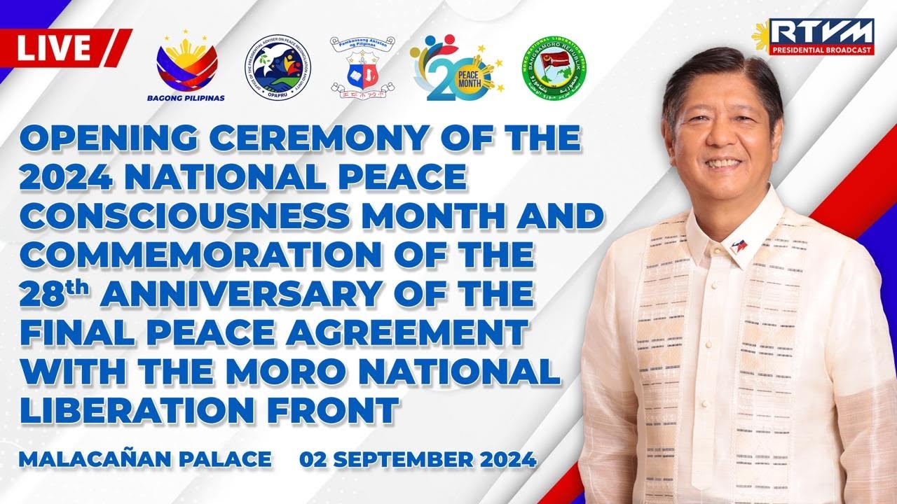Opening Ceremony of the 2024 National Peace Consciousness Month 9/2 ...
