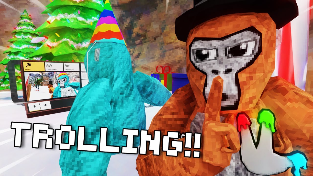 Trolling in the NEW Christmas Update with The FINGER PAINTER!! - YouTube