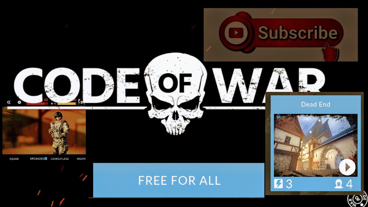 Code of War - FFA - Dead End MAP. - YouTube