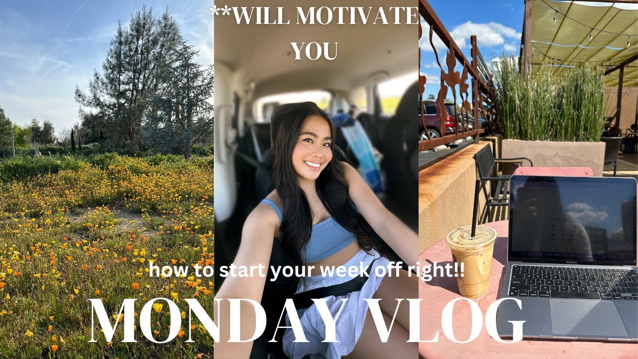 How to get over the Monday slump | ***will motivate you! Workout, study ...