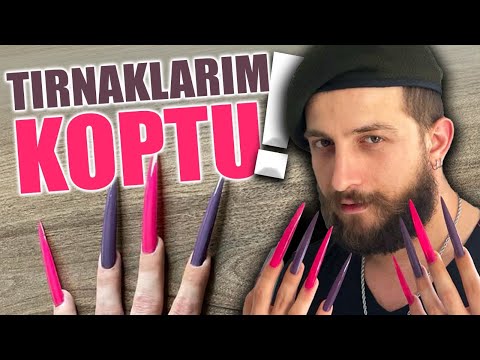 UZUN TAKMA TIRNAKLARLA BİR GÜN GEÇİRMEK !!