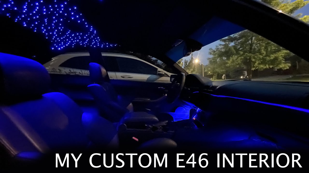 Custom BMW E46 Interior Mods - YouTube