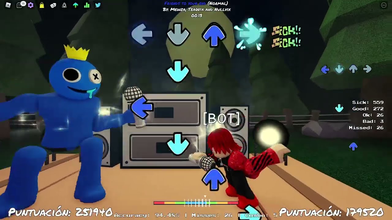 (Vs Rainbow Friends FNF Mod) (Recreated In Roblox... kinda.) Note: I'm ...