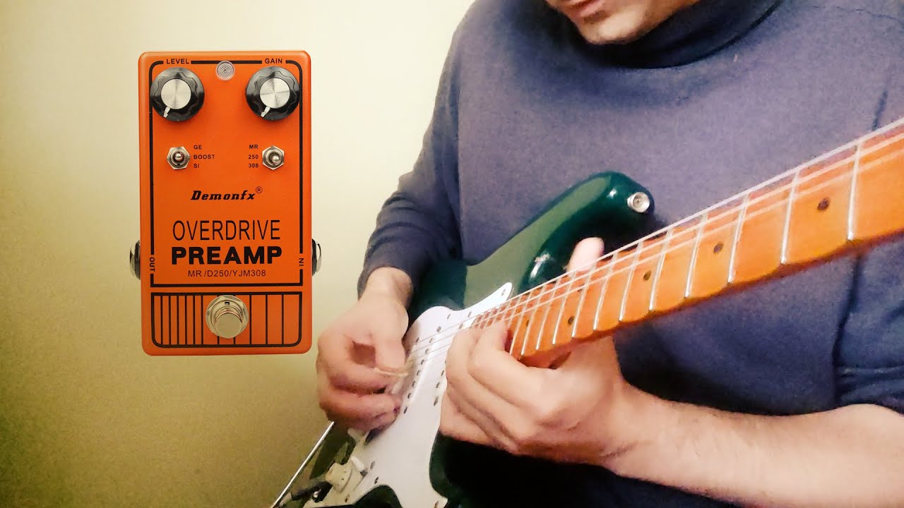 DemonFX overdrive preamp (sound sample) - YouTube
