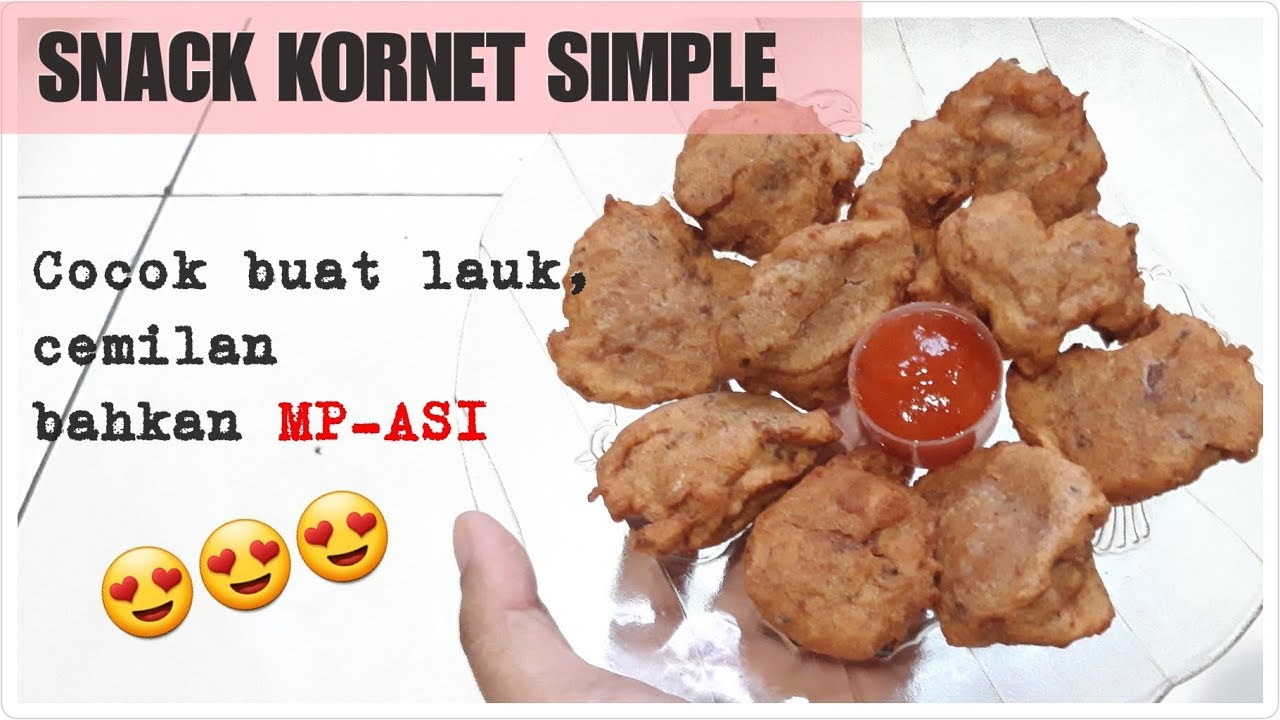 SNACK KORNET SIMPLE ENAK | Happy Cooking #2 - YouTube