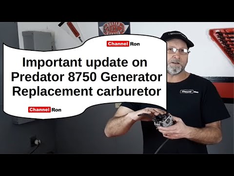 Important Update on Predator 8750 Generator Replacement Carburetor ...