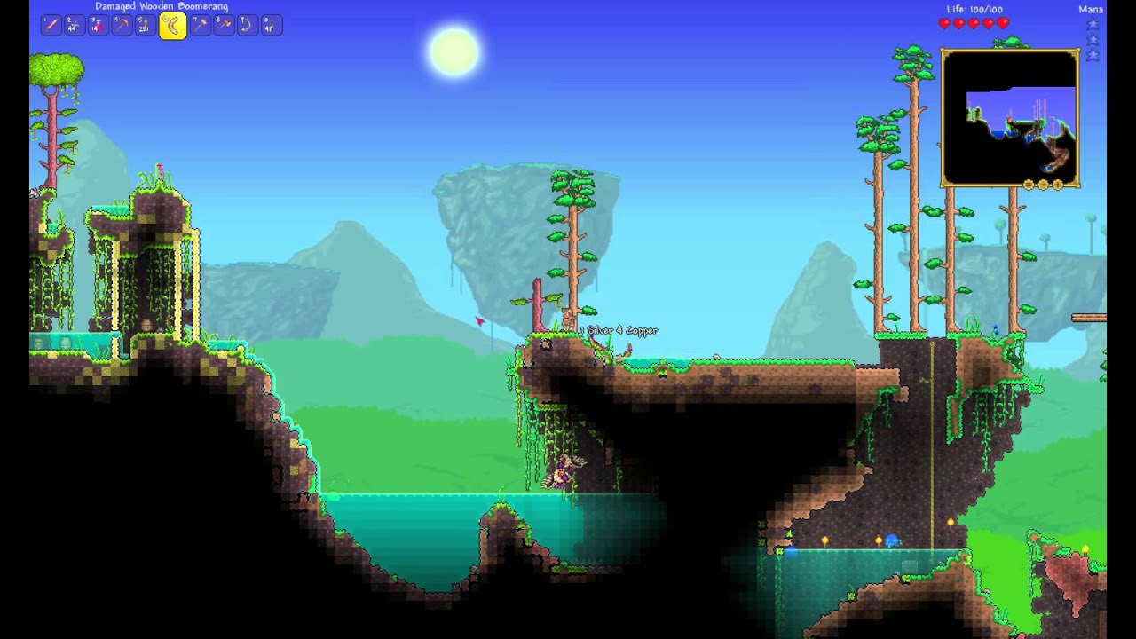 Terraria 1.3 Snatcher Monster Battle Combat PC Gameplay - YouTube