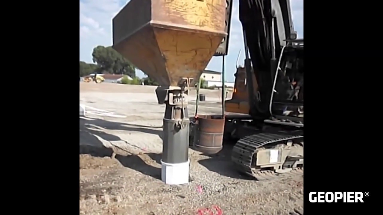 Geopier Armorpact® On-Site Installation and Animation - YouTube