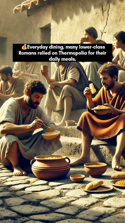 Fast Food in Ancient Rome? 🍲🔥 The Surprising Truth! #ancient#history# ...