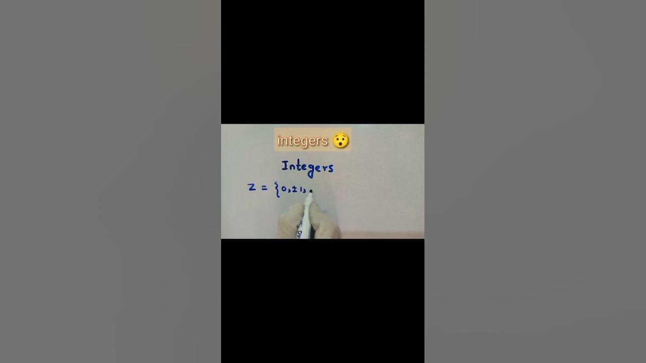 What is integers 🤔 - YouTube