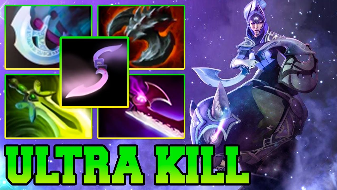 Ultra Kills & 19 Kills Luna Dota 2 Gameplay !! Dota 2 Luna Item Build ...