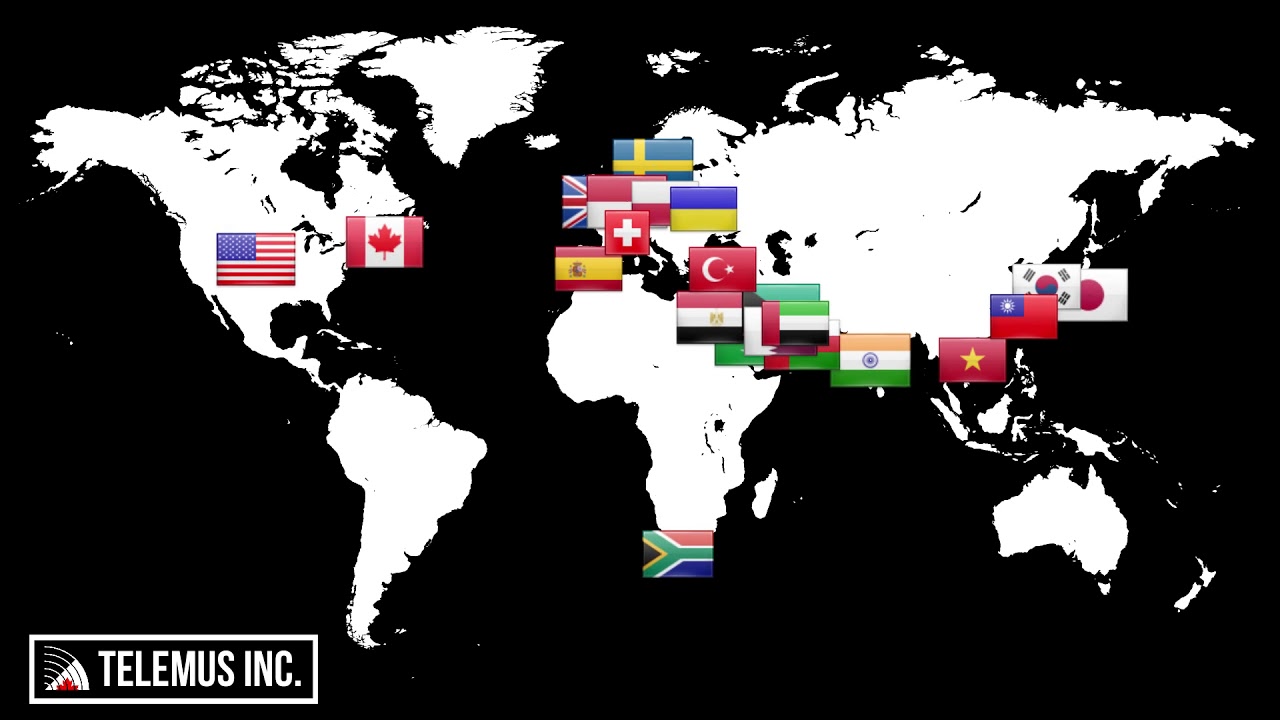 Telemus Inc Countries - YouTube