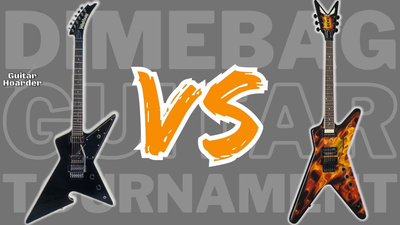 Washburn Culprit vs Dean Dime-O-Flame - Dimebag Guitar Tournament - YouTube