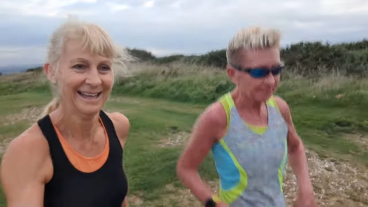 Two past Winners of the Beachy Head Marathon run together over 20 years ...