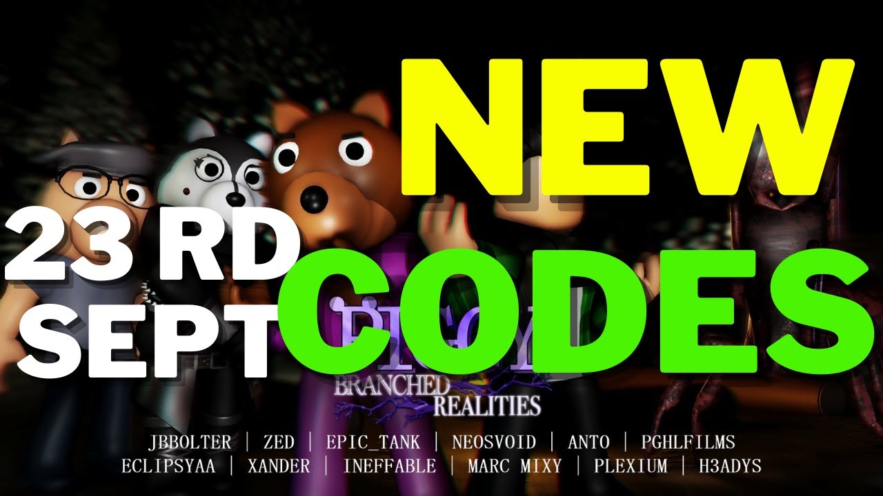 🔥 Roblox PIGGY BRANCHED REALITIES Codes 2022 | Gift Code PIGGY BRANCHED ...