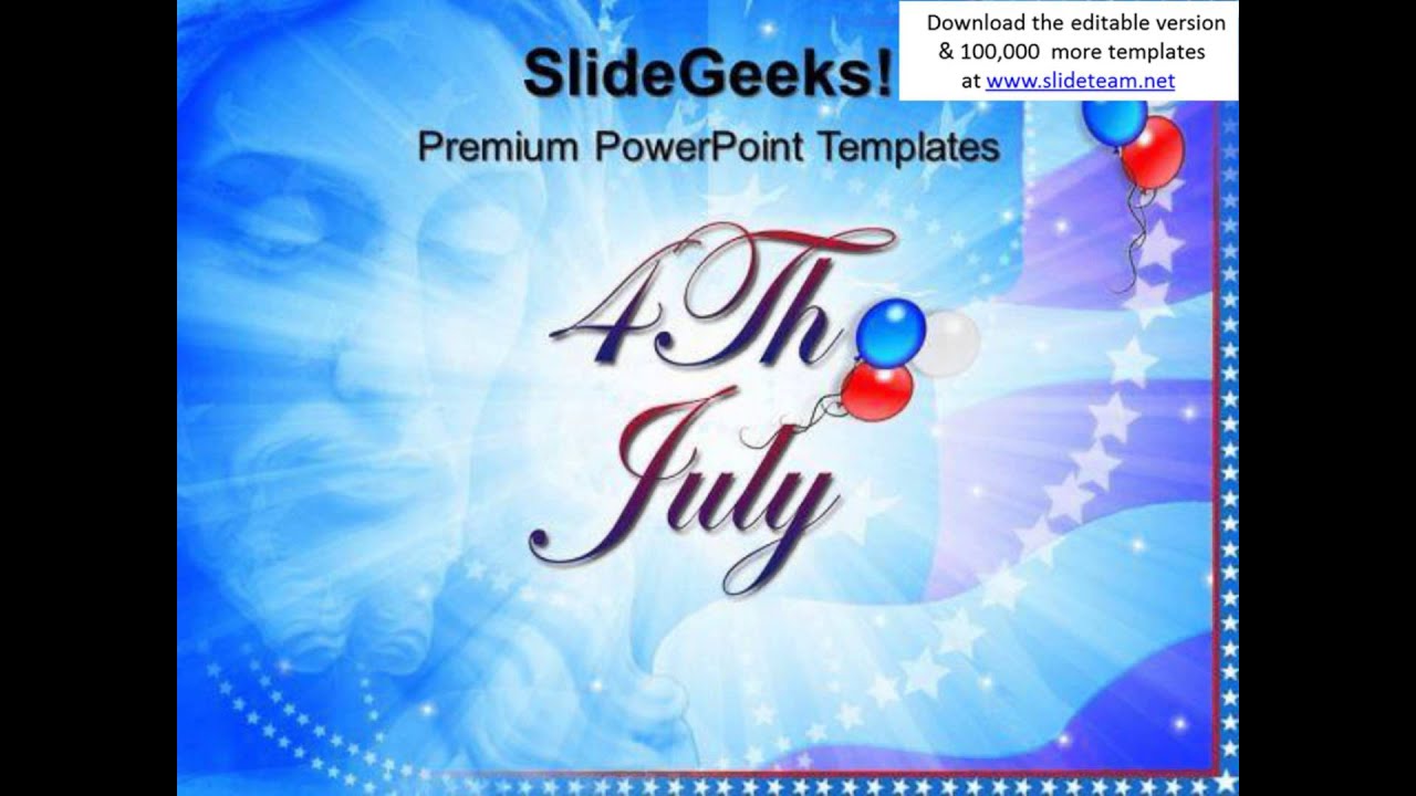 god bless america 4th july powerpoint templates and powerpoint themes ...