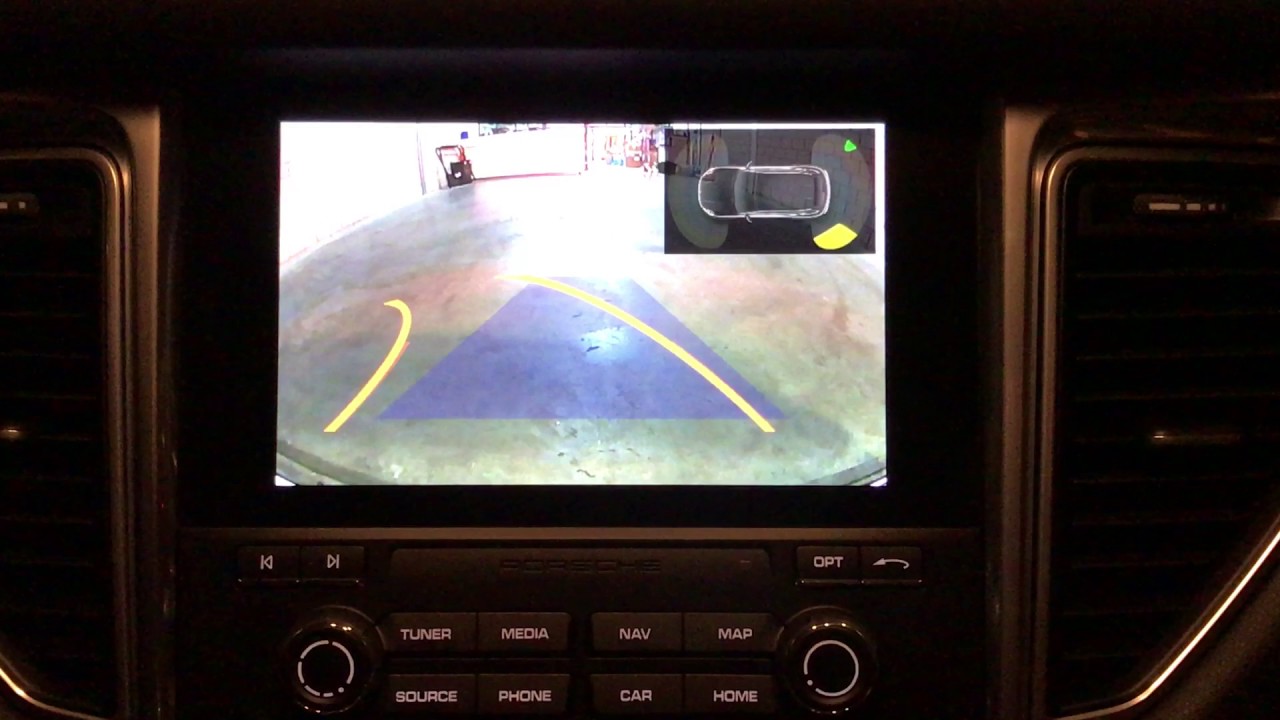 Porsche Macan PCM4 2016 Rear & Front Camera PCM4 (Navinc) - YouTube