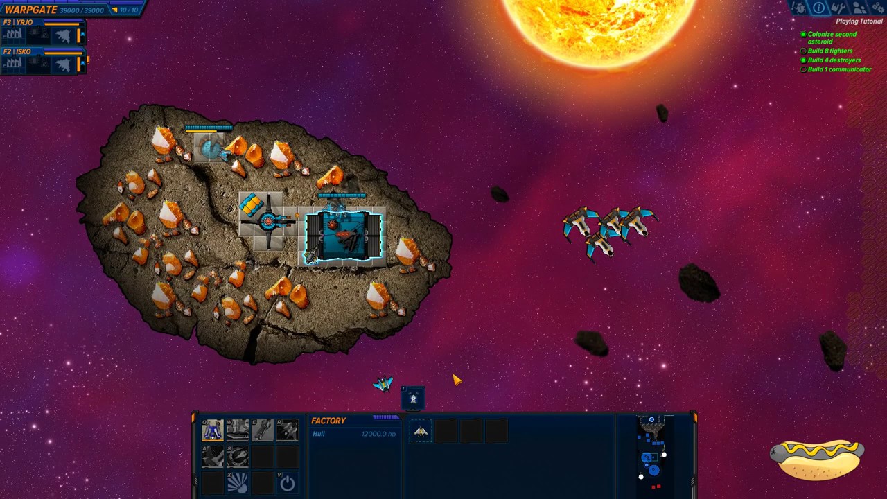 Asteroid Fight Gameplay (PC Steam) - YouTube