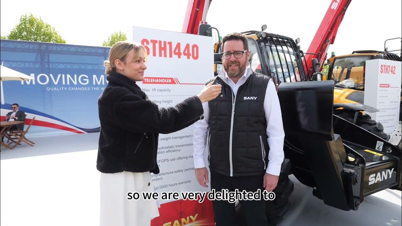 【Bonjour！SANY STH1440 Telehandler】 - YouTube