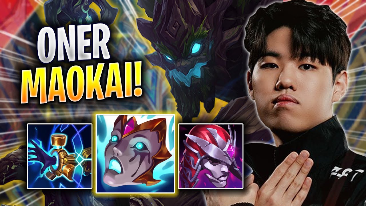ONER TRIES NEW MAOKAI BUILD! - T1 Oner Plays Maokai JUNGLE vs Jarvan ...