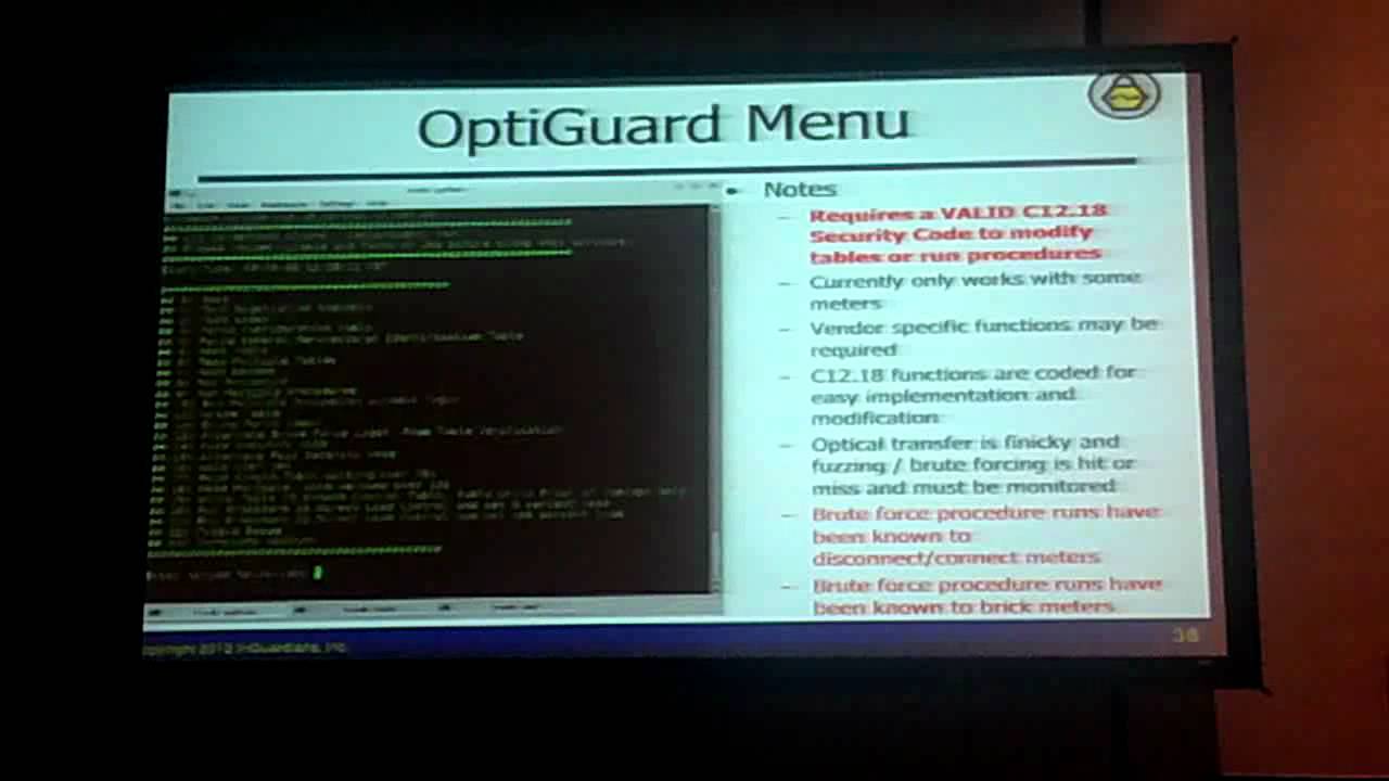 DEFCON 2012 - Hacking Smart Meters - Part 5 of 5 - YouTube