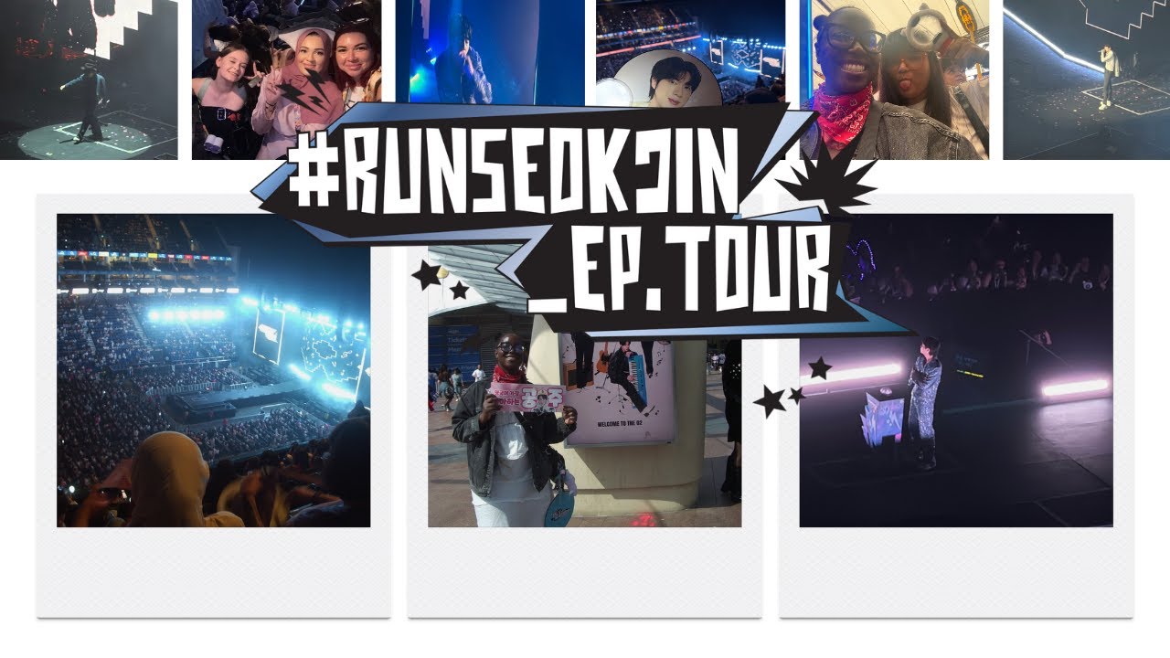 Run Jin ep Tour London Day 2 // GRWM + travel + concert footage vlog ...
