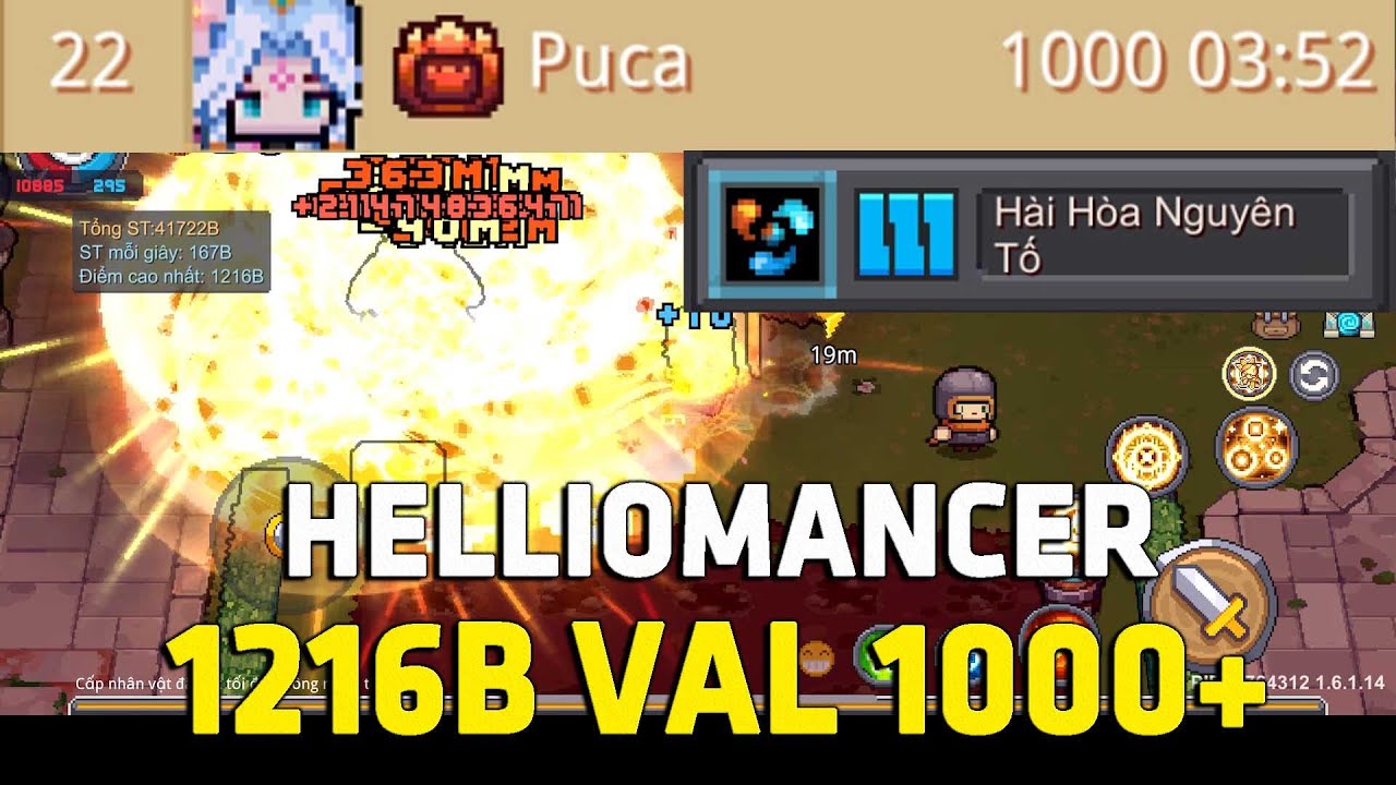 Build HELIOMANCER Thuần Lửa 1216B+ Valkyrie 1000 | SS2 Soul Knight ...