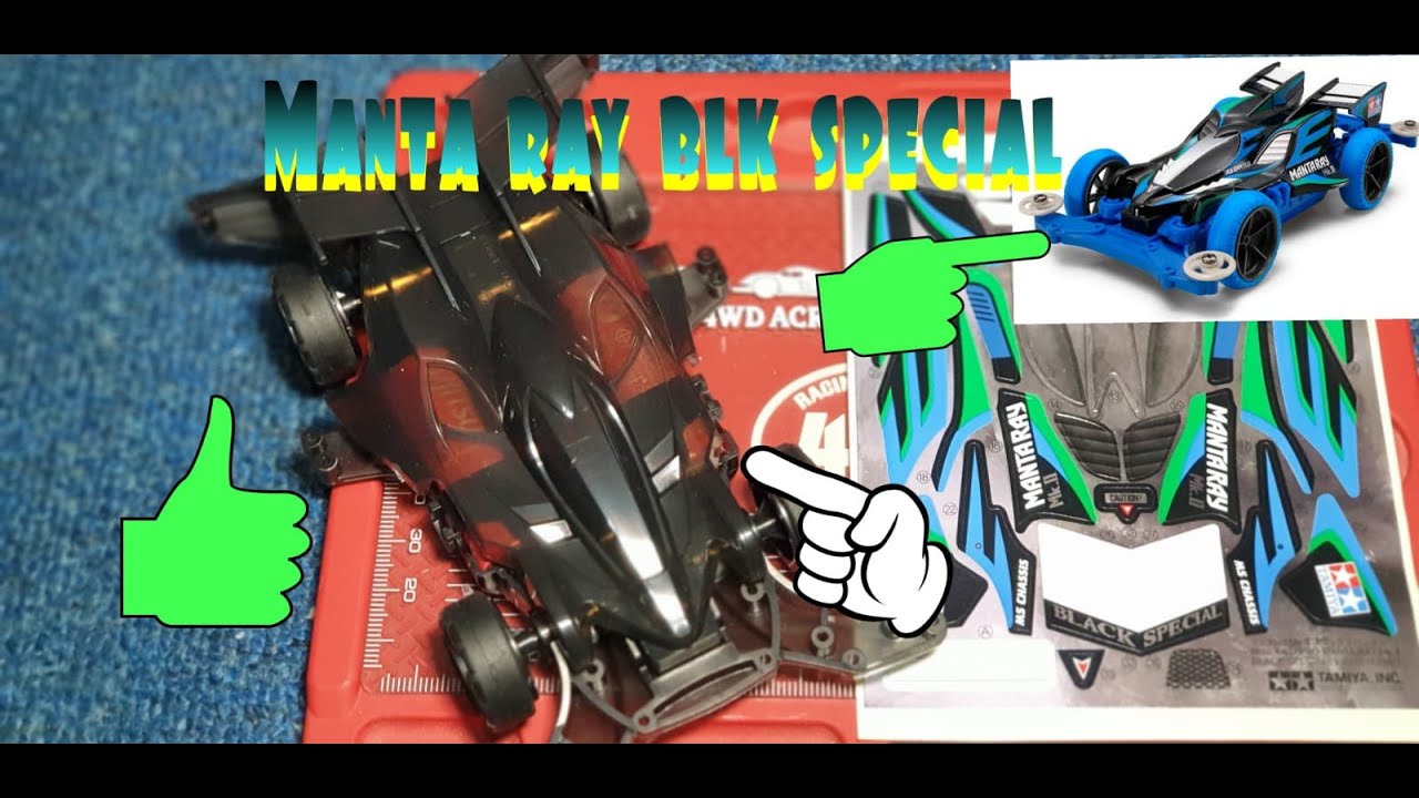 how to build Manta Ray MK II black special - YouTube