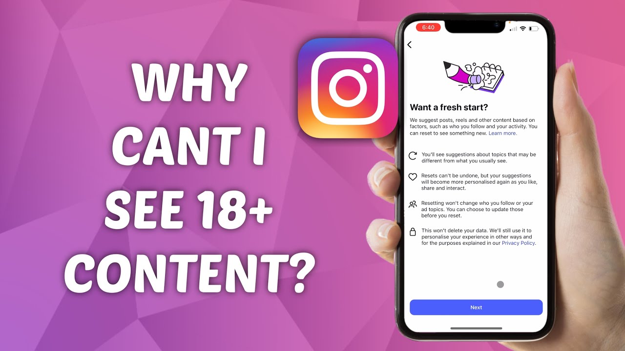 Why Can’t I See 18+ Content on Instagram? (Explained) - YouTube